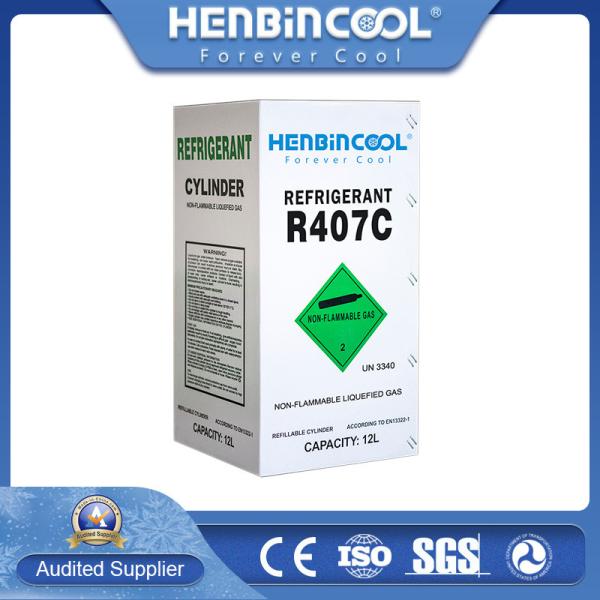 Quality 11.3kg Air Conditioner 407c Refrigerant Disposable Cylinder for sale