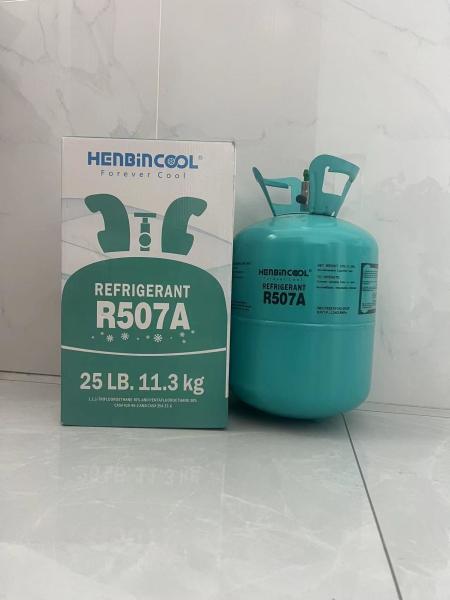 Quality Ton Cylinder R507A Refrigerant 99.99 Purity 507a HFC Refrigerant for sale