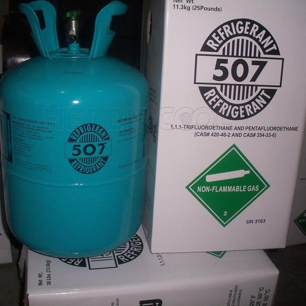 Quality 99.9% Pure R507 HFC Refrigerant In Disposable Steel Cylinder for sale