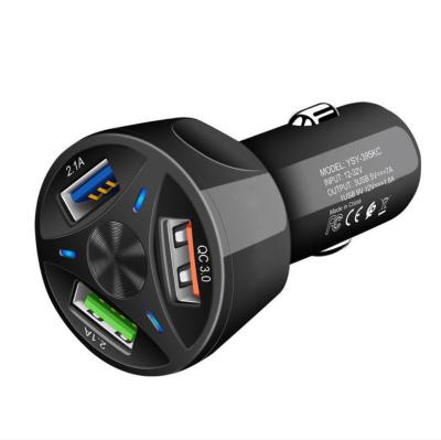 Cina QC3.0 3 caricatore universale del telefono dell'adattatore 5V 7A del caricatore dell'automobile dei porti 35W USB in vendita