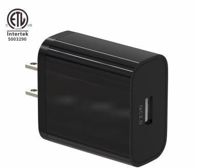 China QC 3,0 van 18W 3Amp USB-de Ladersadapter van de Reis Snelle Mobiele Telefoon Te koop