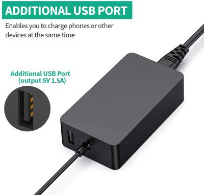 China de Voeding van de het Microsoft Surface Prolader van 44W 15V 2.58A voor Laptop Te koop