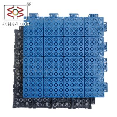 Cina 410g Piastrelle da pavimento in PVC per esterni di spessore 1,81 cm Piastrelle da giardino in vendita