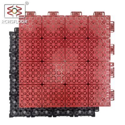 Cina 410g Piastrelle da pavimento in PVC per esterni di spessore 1,81 cm Piastrelle da giardino in vendita