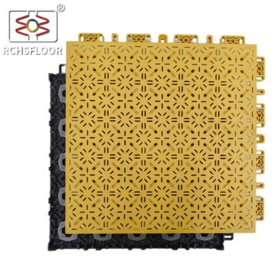 China 1.8cm Thick PP Multi Sport Interlocking Tiles 32% Shock Absorption for sale