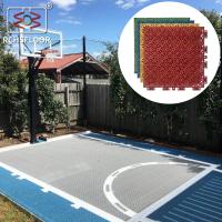 China RCHS S200 PP Interlocking Tennis Court Tiles 304.8mm x 304.8mm x 14.9mm with 8-Year Warranty for sale