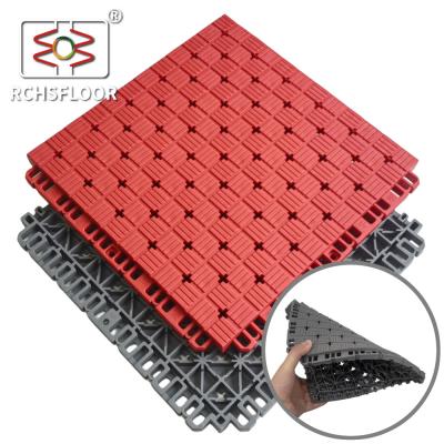 China 410g TPE Modular Sportfliesen Basketballplatz Kunststofffliesen zu verkaufen