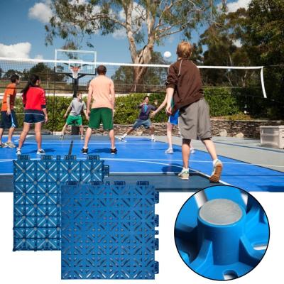 China 3x3 Badminton Pickleball Tennis Court Tiles Interlocking Outdoor Basketball Tiles for sale