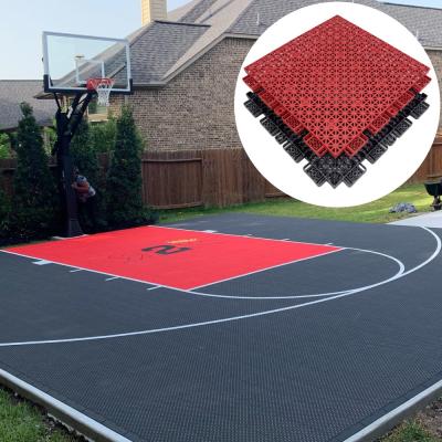 중국 Pvc Pp Outdoor Sport Pickleball Basketball Court Floor Tiles Modular Interlocking 판매용