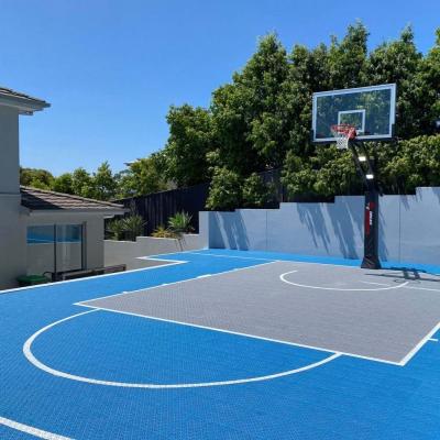 バスケットボール・ボレーボール・マルチスポーツ用のPPインターロック・スポーツ・コート・タイル