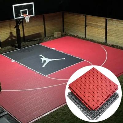 China TPE Interlocking Sports Tiles for Basketball Volleyball Multi-Sport Courts for sale