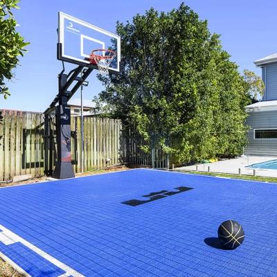 China 340x340mm Anti-Slip PP Interlocking Sports Floor Tiles 5+ Years Lifespan for sale