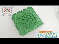 Hangende 100% PP plastic sportbaan Mat Indoor Outdoor Mobile Volleyball Basketball Sportbaan vloermat