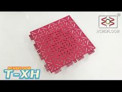 Well Permeable Modular Outdoor Sports Tiles Basketball Court Flooring Diy Sports Courts