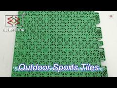 Mobile Diy Logo Outdoor Basketball Pickleball Court Interlocking Sports Flooring Mat