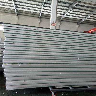 China 50mm waterproof double steel eps sandwich roofing panel with ivory white for roof for sale