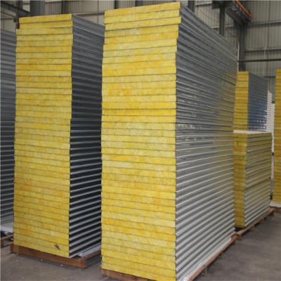 China light weight easy installation prefabricated house 50mm insulation glass wool sandwich boards for sale