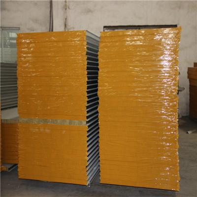 China building materiasl sound insulation rock wool sandwich wall panel for sale