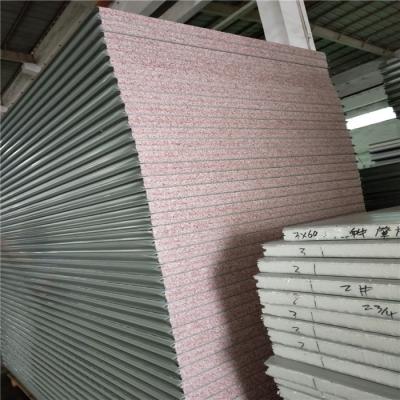 China lightweight waterproof grey white metal sheet 50mm modified eps sandwich panel for sale