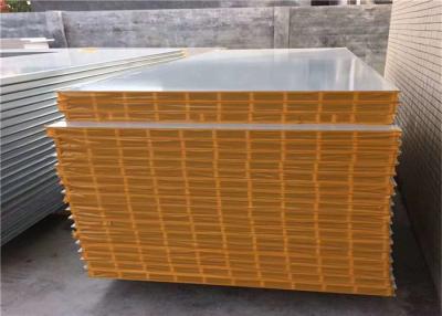 China 50mm MGO hollow core sandwich panel with 0.426mm steel sheet for exterior wall panel for sale