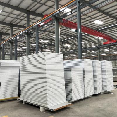 China B1 grade fireproof mobile home 50mm greywhite eps sandwich wall paneling for sale