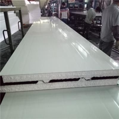 China 14kg 75mm eps sandwich roof panel with waterproof for prefabricated buildings for sale