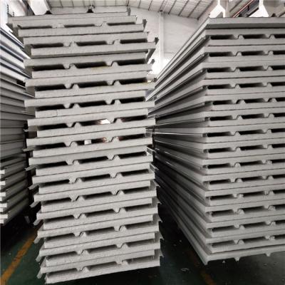 China waterproof silver paper eps sandwich roof panel 840-30-0.426mm for warehouse for sale