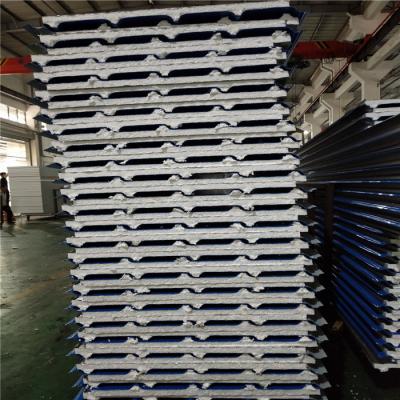China manufactured prefab home 30mm silver paper eps sandwich roof panels with 0.476mm for roof for sale