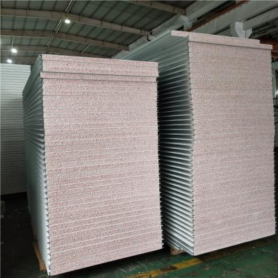 China 25kg waterproof modified eps sandwich wall panels 1150-50-0.376mm for prefab house for sale