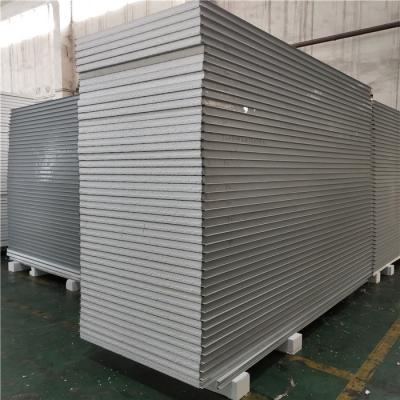 China waterproof eps sandwich panel house building materials 1150-50-0.426mm with steel strip for sale