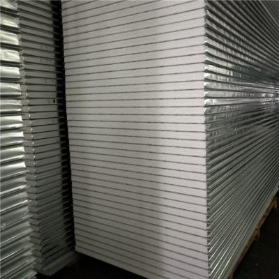 China waterproof polystyrene foam garage sandwich wall panel 1150-75-0.376mm for sale