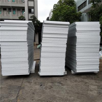 China 950mm waterproof eps sandwich  styrofoam board with 0.376mm for container house for sale