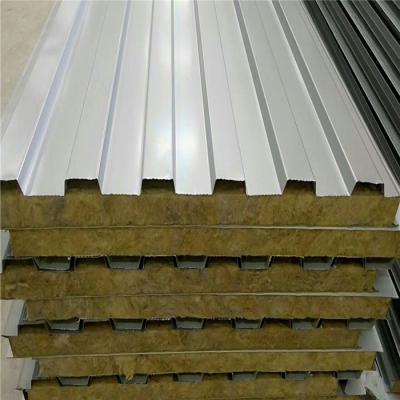 China caravan wall cladding 1150 type 50mm rock wool sandwich container house panels for sale