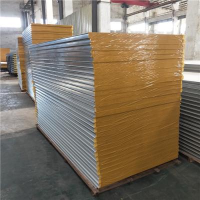 China 50mm greywhite outdoor decor rock wool sandwich walls panels for worker camp for sale
