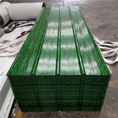 China 0.426 green grass 840mm steel roofing sheet building materials for prefab warehouse for sale