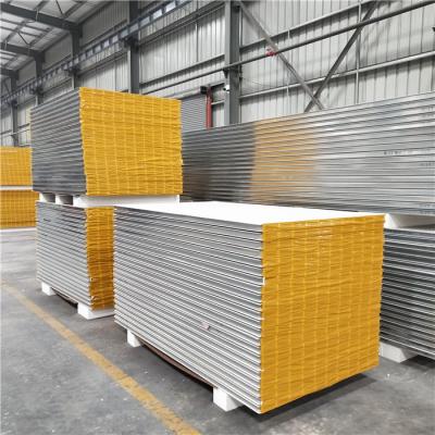China 50mm greywhite mgo sandwich panels with 11 wind resistance for clear room for sale