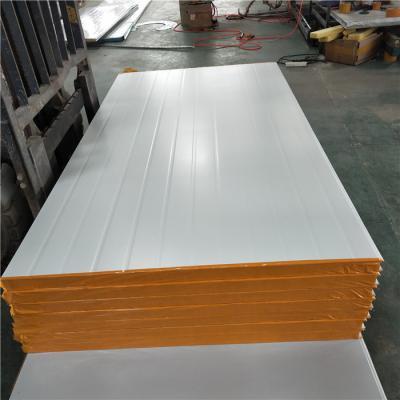 China 60-120 kg 50mm rock wool sandwich panel with 10 wind resistance for office for sale