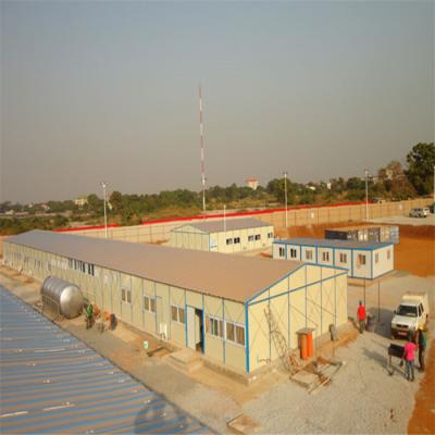 China light steel eps sandwich panel prefabricated house fast assemble for workers camp for sale