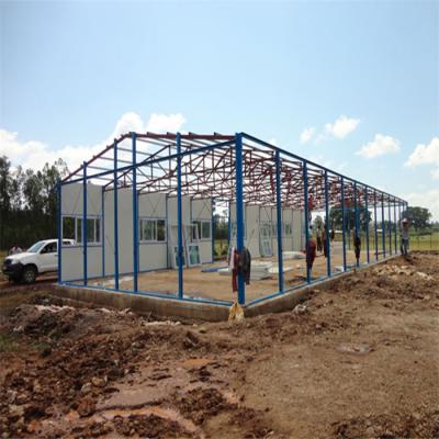 China fast assembly C steel K type prefabricated house can be moved 7 times for sale