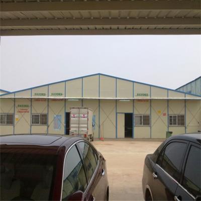 China easy assemble heat proof eps sandwich panel  K=1.82m prefabricated house for warehouse for sale