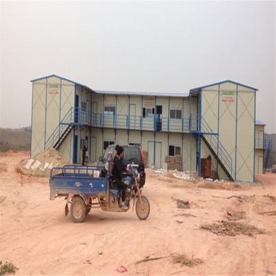 China 2 floors easy assemble and disassemble prefabricated house for workers for sale