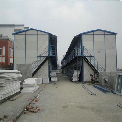 China 2 floors slope -40C°-80C° K type prefabricated house with light steel structure for sale