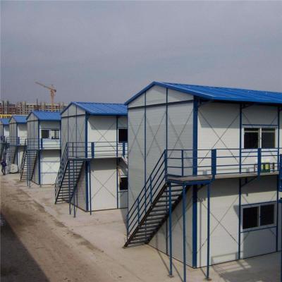 China A fire rating K type rock wool sandwich panel prefabricated house for worker camp for sale