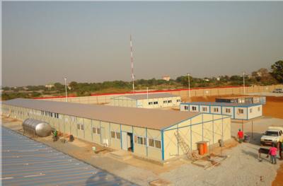 China 25 years energy saving 3P K type prefabricated house for poultry farm for sale