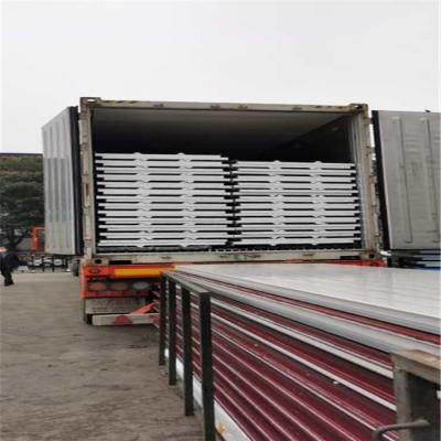 China light weight 75mm wine red insulated sandwich panels for residential area for sale