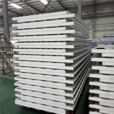 China 50mm color steel eps sandwich panel with sound insulation for worker camp for sale