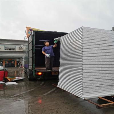 China 1150-50-326mm greywhite eps styrofoam sandwich panel for K  type prefabricated house for sale