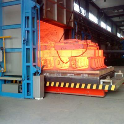 China Electric Trolley Type Furnace Car Type Bottom Bogie Hearth Heat Treatment for Quenching Annealing for sale