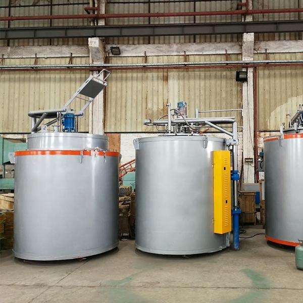Tratamento térmico Forno de temperação eléctrico de tipo fosso para peças de ligas leves