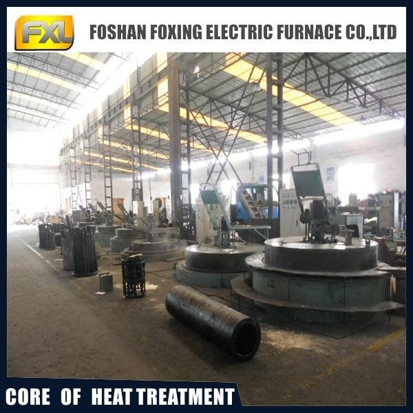 Tratamento térmico Forno de temperação eléctrico de tipo fosso para peças de ligas leves